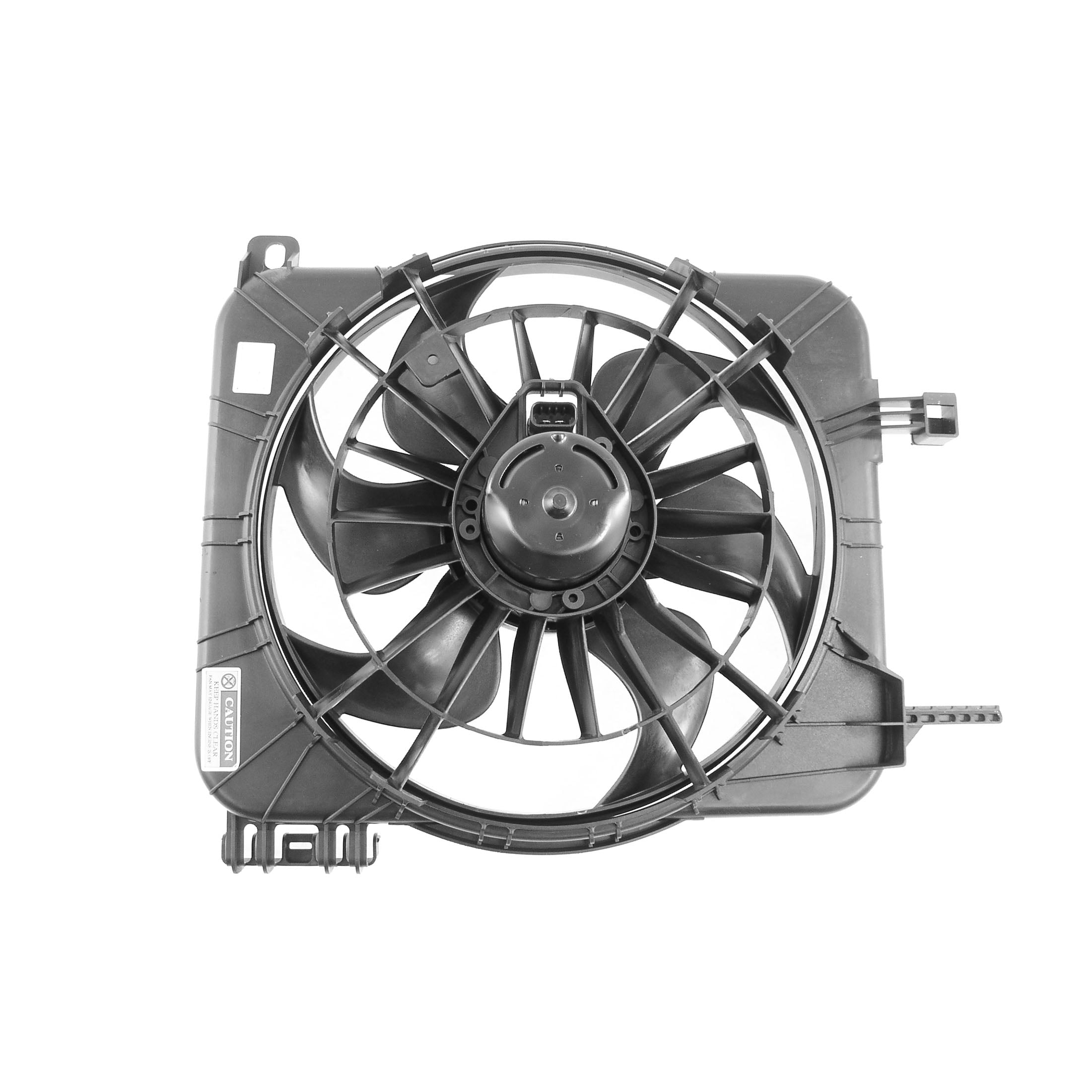 Agility Auto Parts 6016105 Dual Radiator and Condenser Fan Assembly for ...