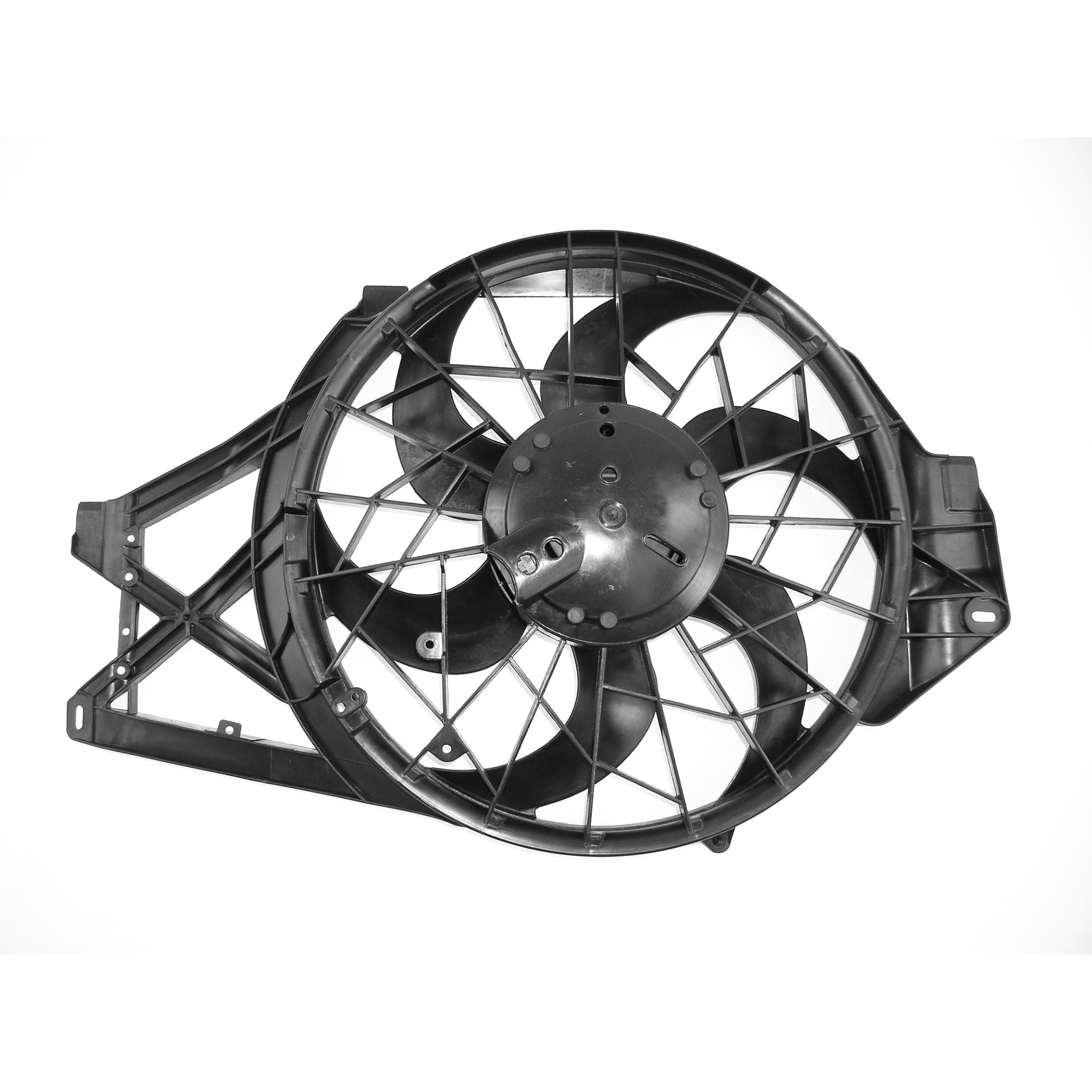 Agility Auto Parts 6018117 Dual Radiator and Condenser Fan Assembly for ...