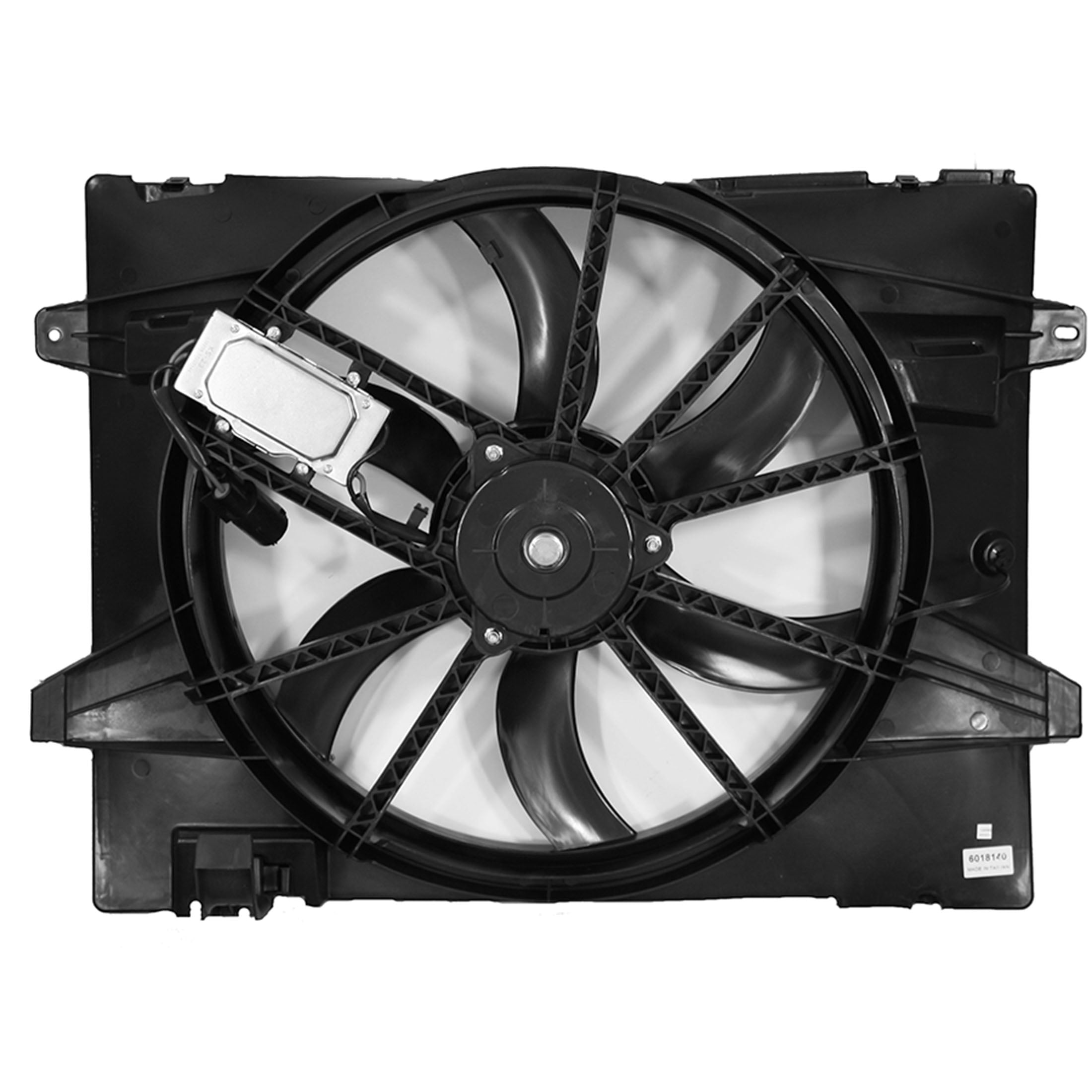 Agility Auto Parts 6018140 Dual Radiator and Condenser Fan Assembly for ...