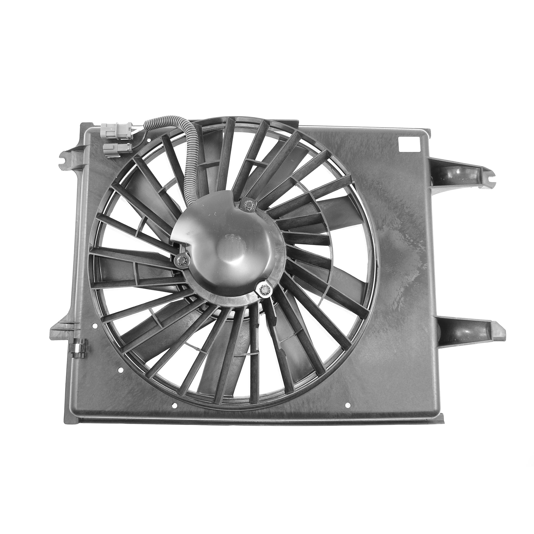 Agility Auto Parts 6029134 Dual Radiator and Condenser Fan Assembly for ...