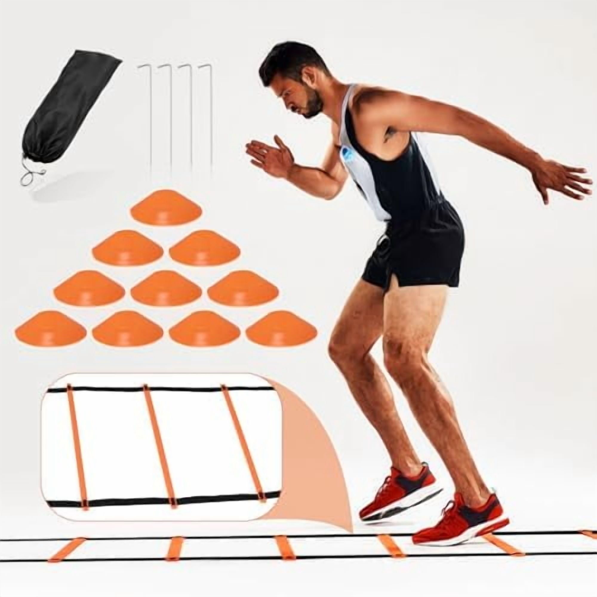 Agility Ladder, Speed Ladder Agility Ladder, 20 Feet 12 Adjustable ...