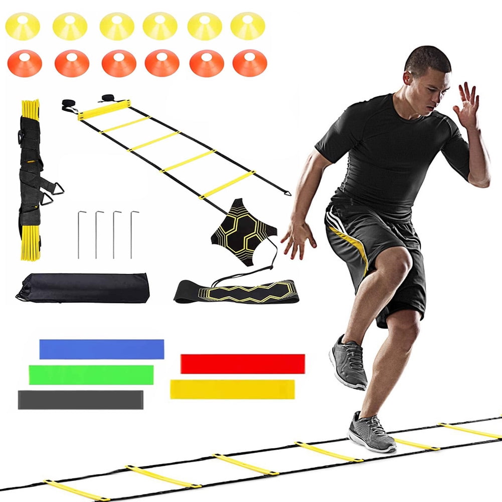 Agility Ladder Speed Training Equipment Set Agility Ladder Disc Cones ...