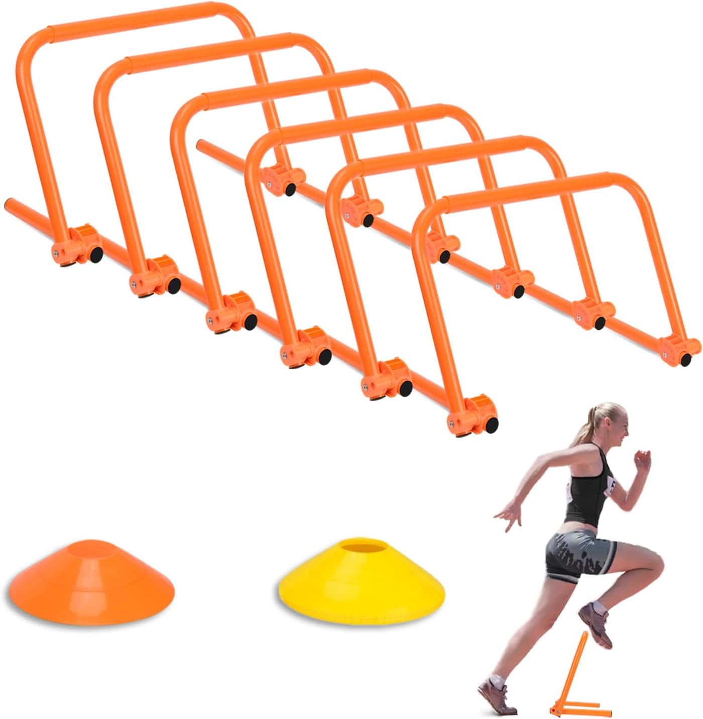 Agility Speed Training Hurdles, Adjustable Agility Training Hurdles for Football, Basketball ...