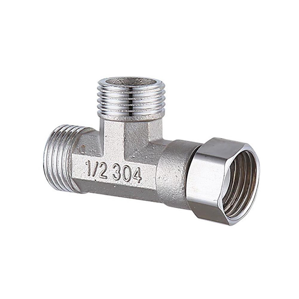 Agiufgs 1 2 in T Valve Adapter, 3-Way Diverter for Water Splitting, for ...