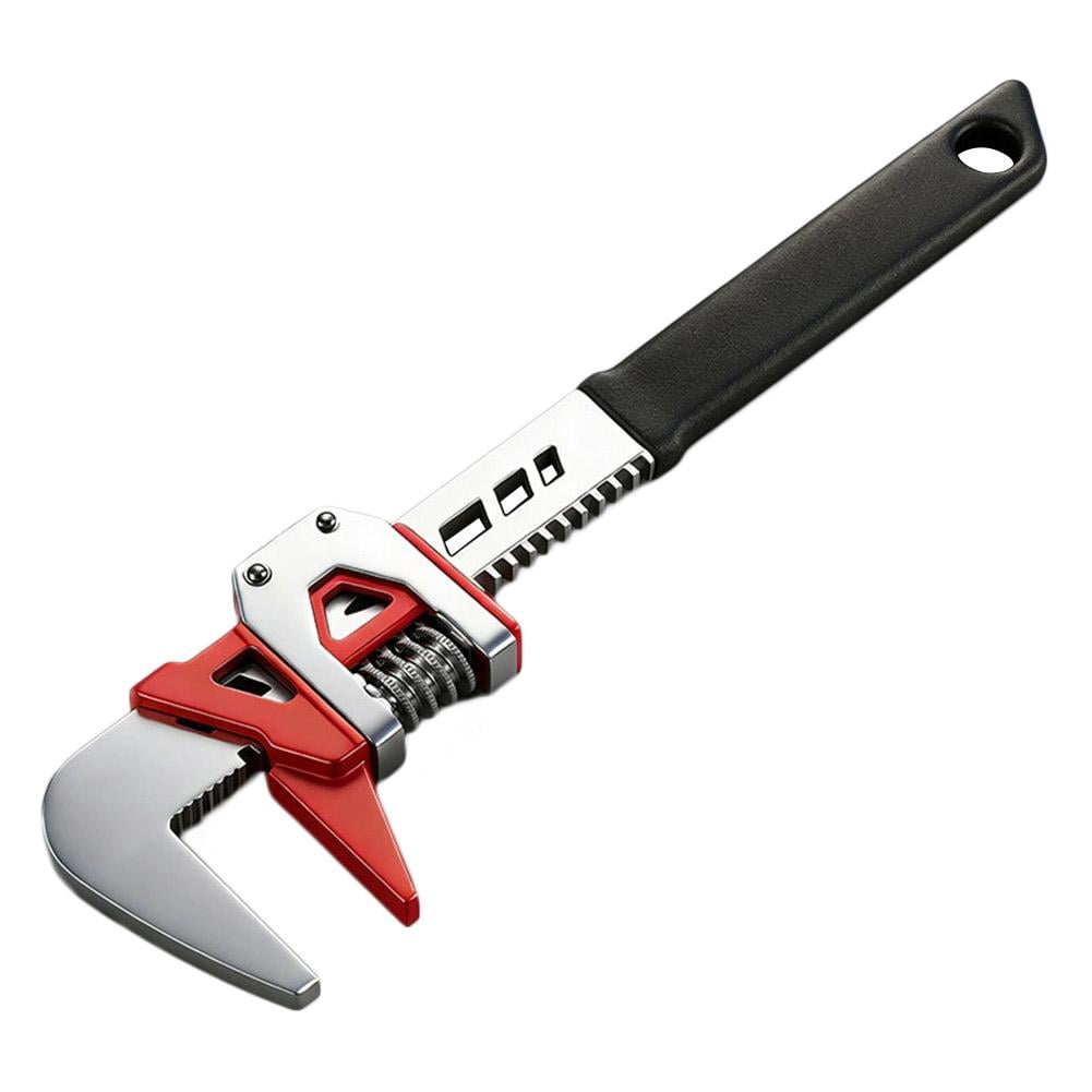 Agiufgs 12-in Tubular Wrench High Carbon, Quick Button Adjustment, for ...