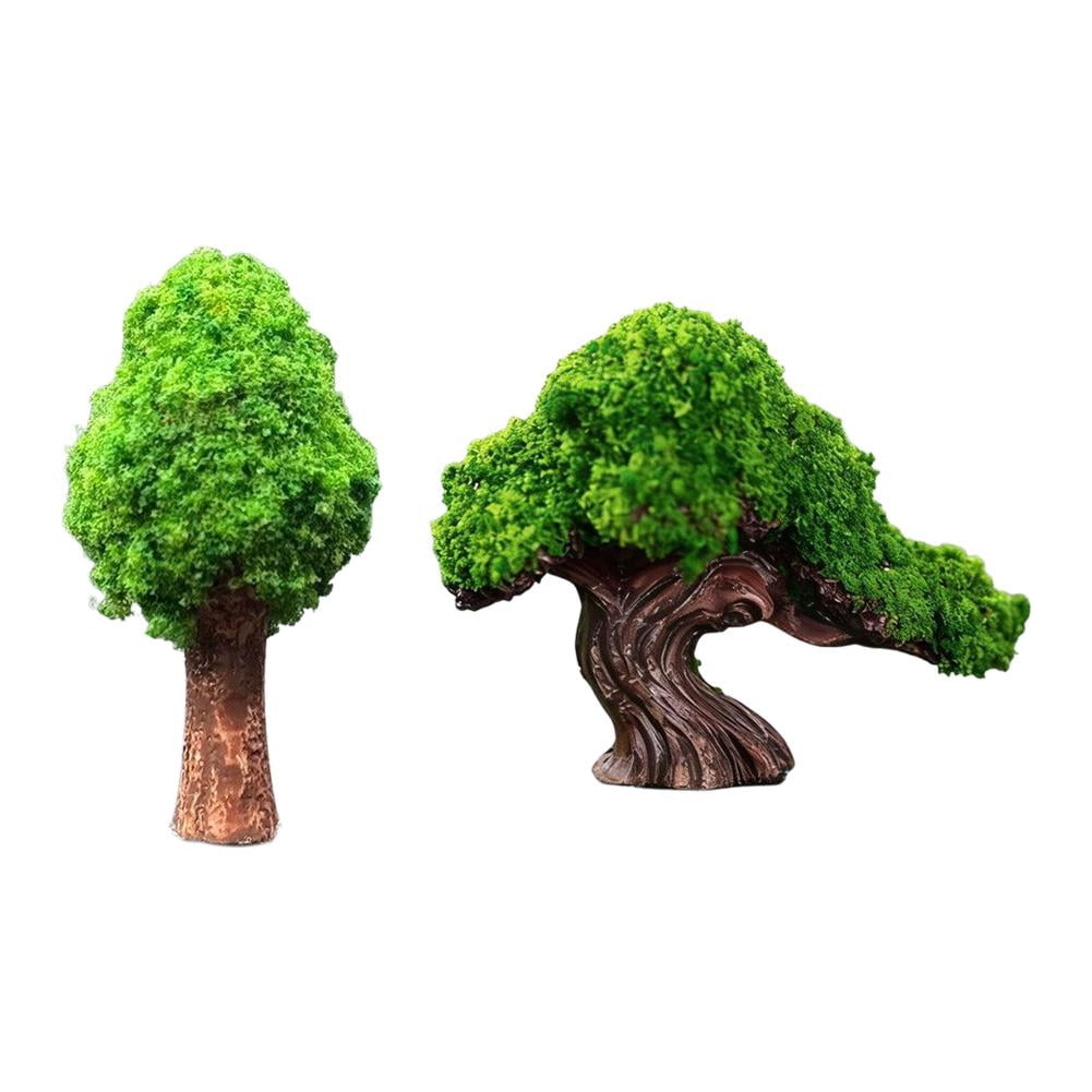 Agiufgs 2 Pack Car Bonsai Ornaments 2pcs, No Watering or Maintenance ...