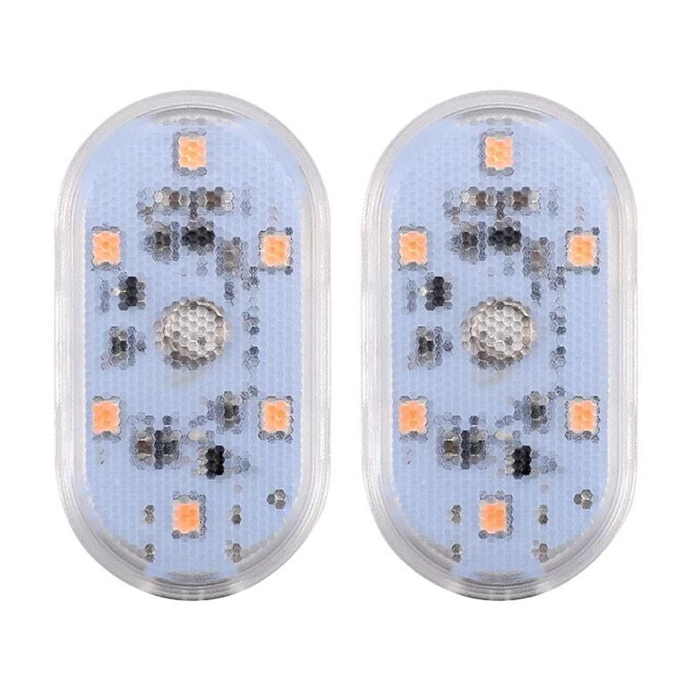 Agiufgs 2 Pack Car LED Light USB Charging Mini, Touch Activated ...