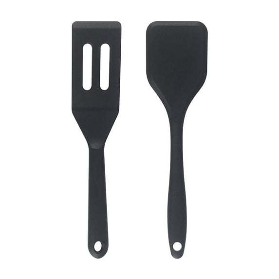 Agiufgs 2 Pack Silicone Spatula Set 2-Piece, Non-Stick and Heat ...