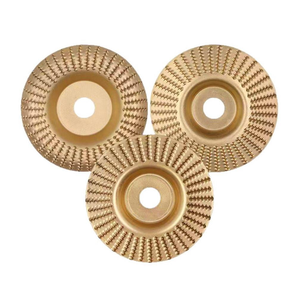 Agiufgs 3 Pack 3pcs 4 in Alloy Steel Grinding Wheel, Wood Carving and ...