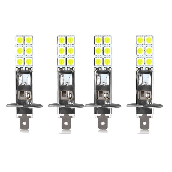 Agiufgs 4 Pack LED Fog Light Bulbs 6000K 1800lm, Instant on with Stable ...