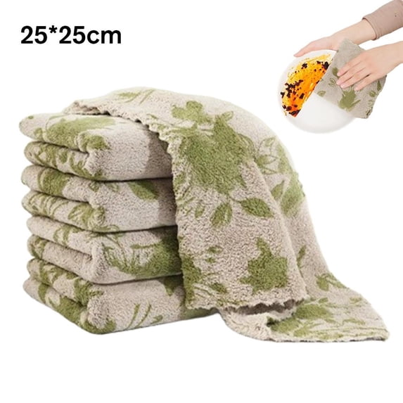 Agiufgs 5 Pack Non-Woven Kitchen Cleaning Cloths, Highly Absorbent and ...