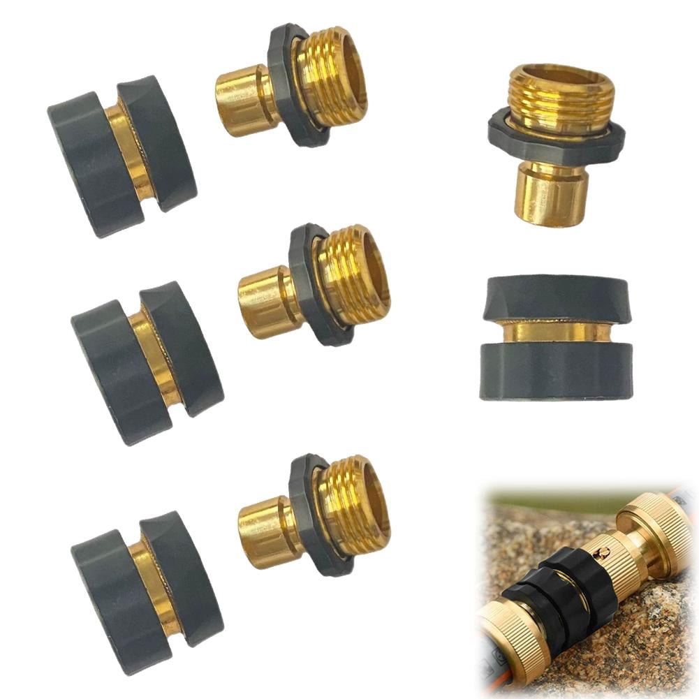 Agiufgs Aluminum Garden Hose Fast, Leak-Free Easy Connect and ...