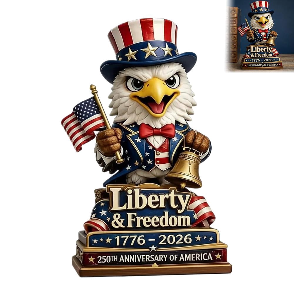 Agiufgs American Patriotic Eagle Statue, Commemorative 250th ...