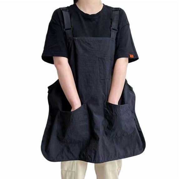 Agiufgs Reversible Apron with Pockets, Water-Resistant & Adjustable ...