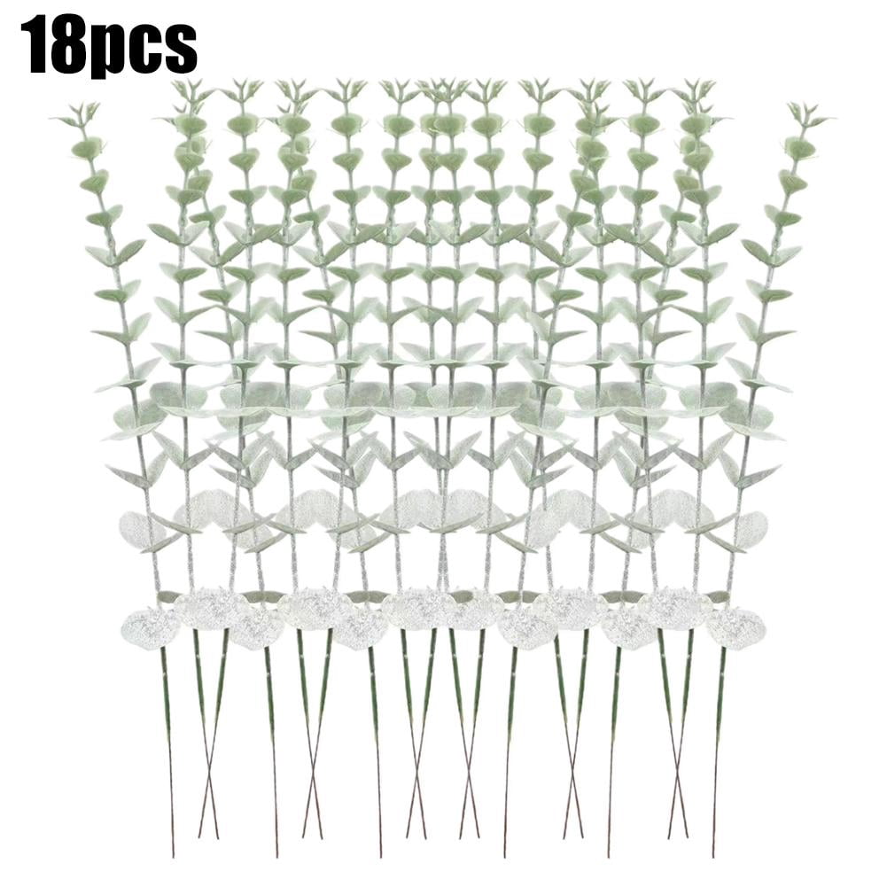 Agiufgs Artificial Eucalyptus Leaves 14.96, No Maintenance Required ...