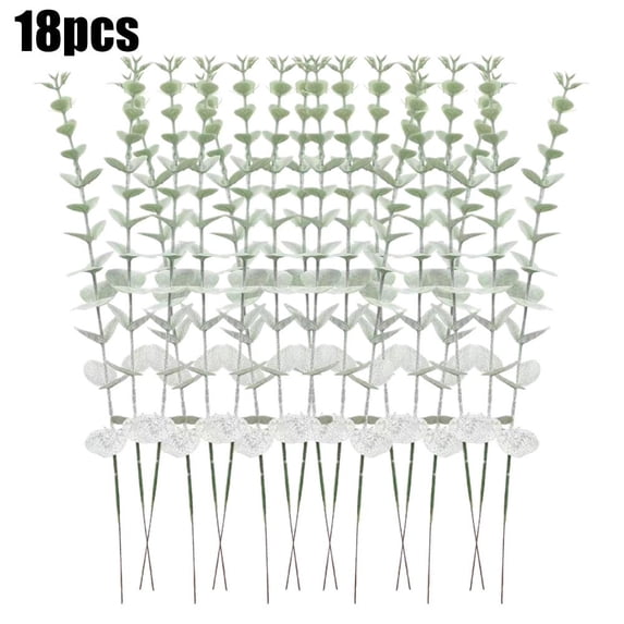 Agiufgs Artificial Eucalyptus Leaves 14.96, No Maintenance Required ...