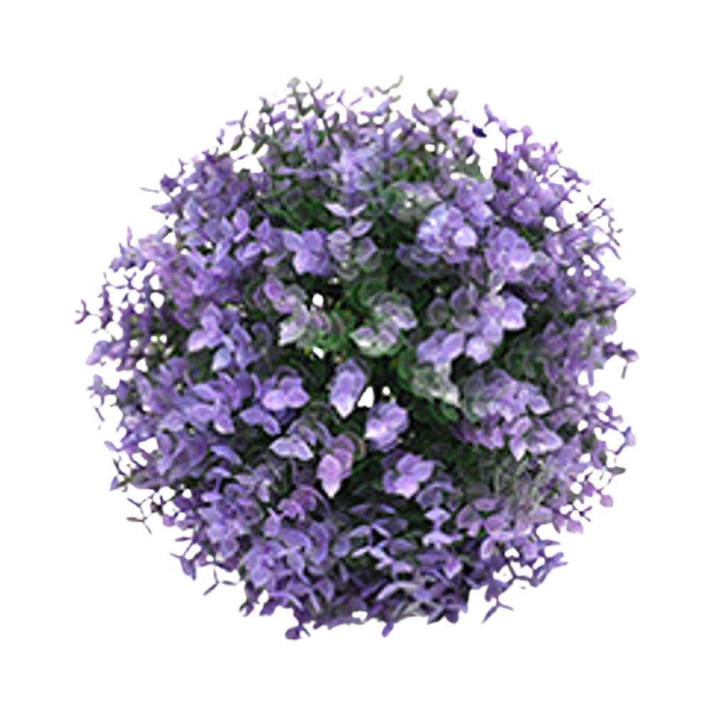 Agiufgs Artificial Topiary Ball 11.8 in, Lifelike and Green Faux Plant ...