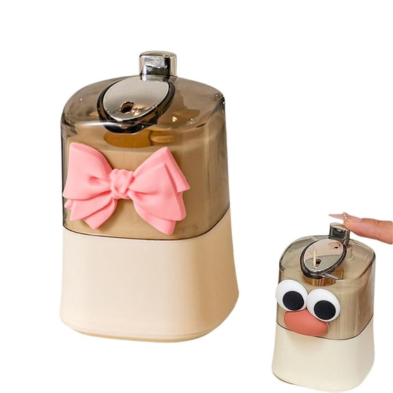 Agiufgs Automatic Toothpick Dispenser Pet, One-Button Single Toothpick ...