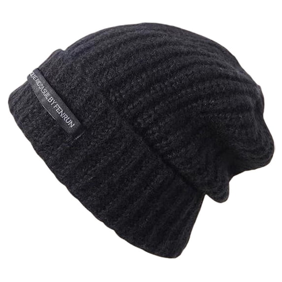 Agiufgs Beanie Polyester Ribbed, Flattering Design Creates Smaller Face ...