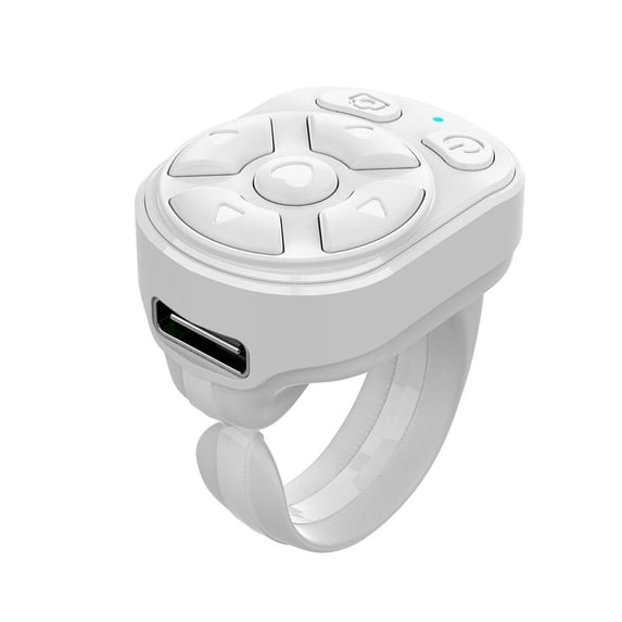 Agiufgs Bluetooth Remote Control, Hands-Free Video and Page Control ...