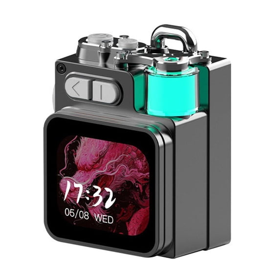 Agiufgs Bluetooth Speaker ABS Portable, with LED Display and Rgb Light ...