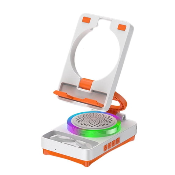 Agiufgs Bluetooth Speaker with Phone Stand, 3-in-1 Design with Rgb ...