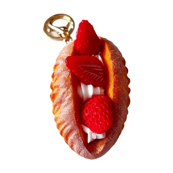 Agiufgs Bread Keychain Stress Relief Toy, Soft Stress Relief, for Bag ...