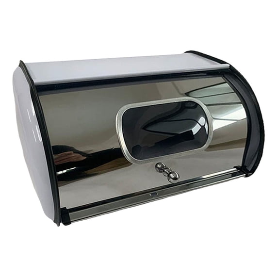 Agiufgs Bread Storage Box Iron Retro Large, Even Heat Distribution and ...