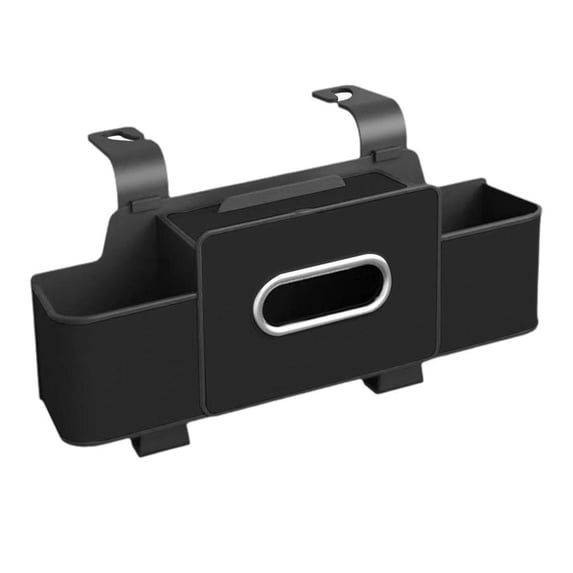 Agiufgs Car Cup Holder Storage Box, with Tissue Dispenser and Phone ...