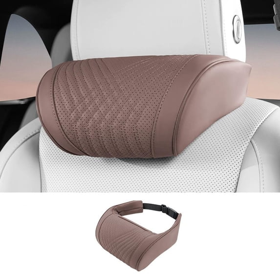 Agiufgs Car Headrest Pillow Memory Foam Neck, Ergonomic Neck Support ...