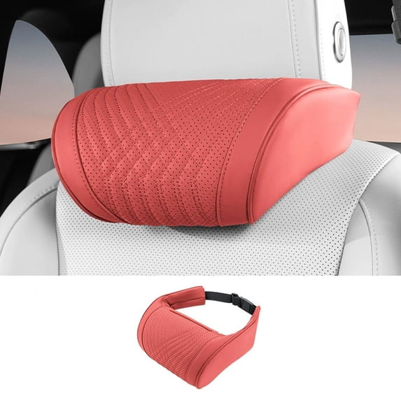 Agiufgs Car Headrest Pillow Memory Foam, Neck Support for Driving at a ...