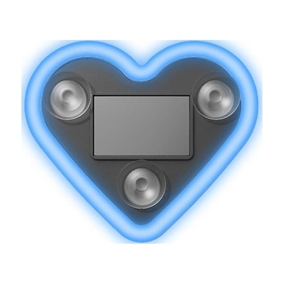 Agiufgs Car Heart Shape LED Light Solar Powered, 5 Light Modes with ...