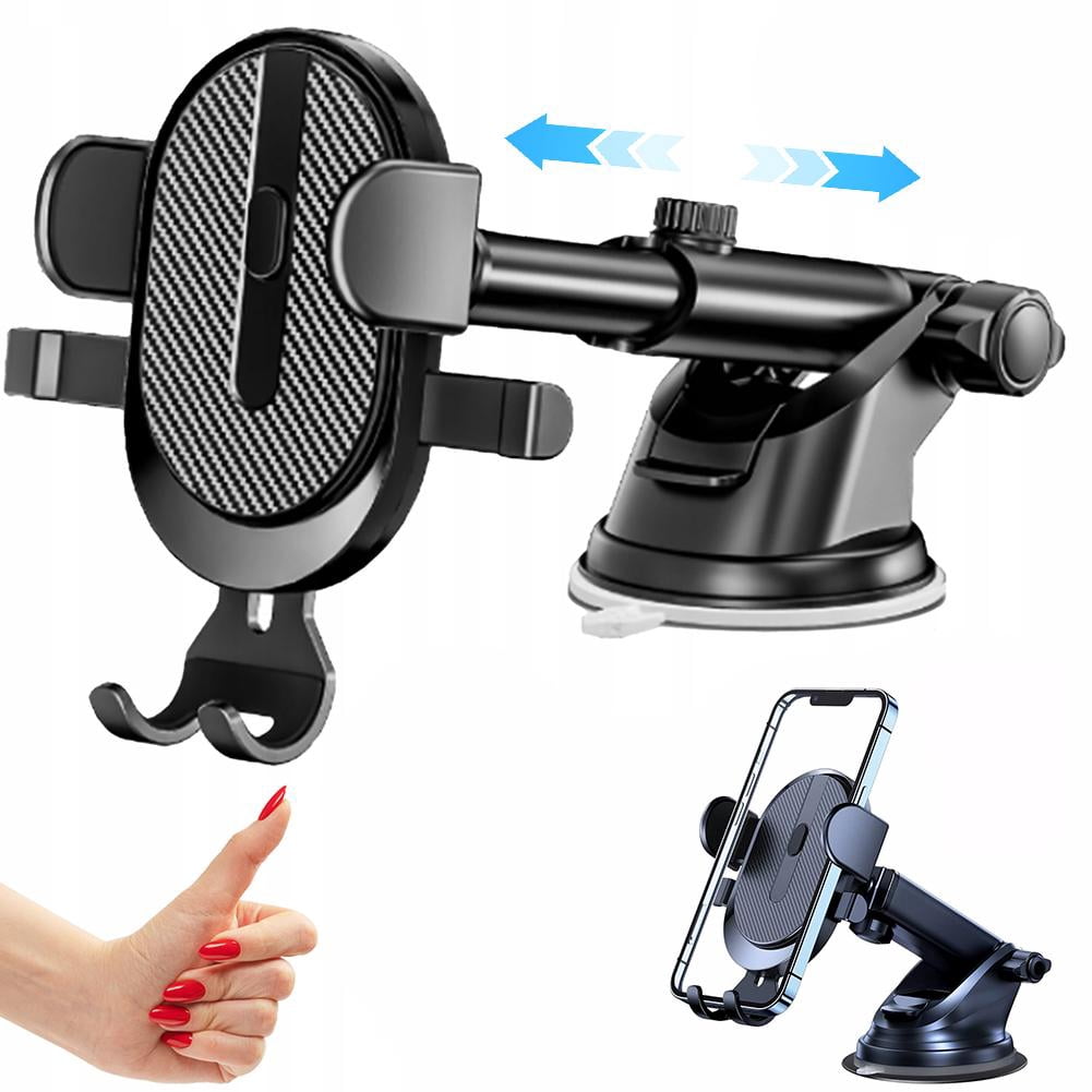 Agiufgs Car Phone Holder Mount 7.87, Anti-Shake Secure Grip with Auto ...