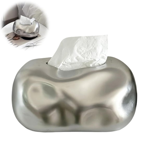 Agiufgs Ceramic Tissue Box Cover, Hides Cardboard Boxes with Elegant ...