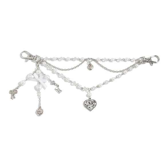 Agiufgs Chain Charm Metal Alloy, Multi-Layered Cross Pendant with Belt ...