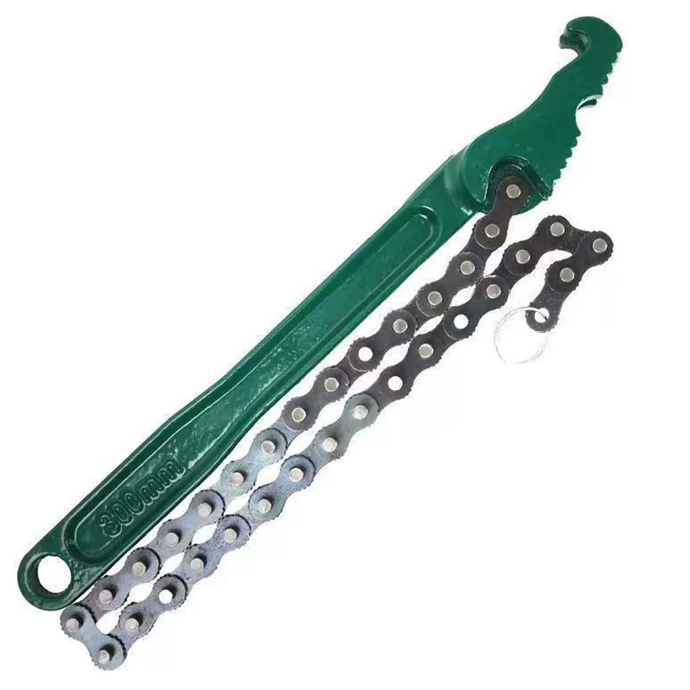 Agiufgs Chain Wrench 11.8 in Handle, Secure Grip with Precision-Ground ...
