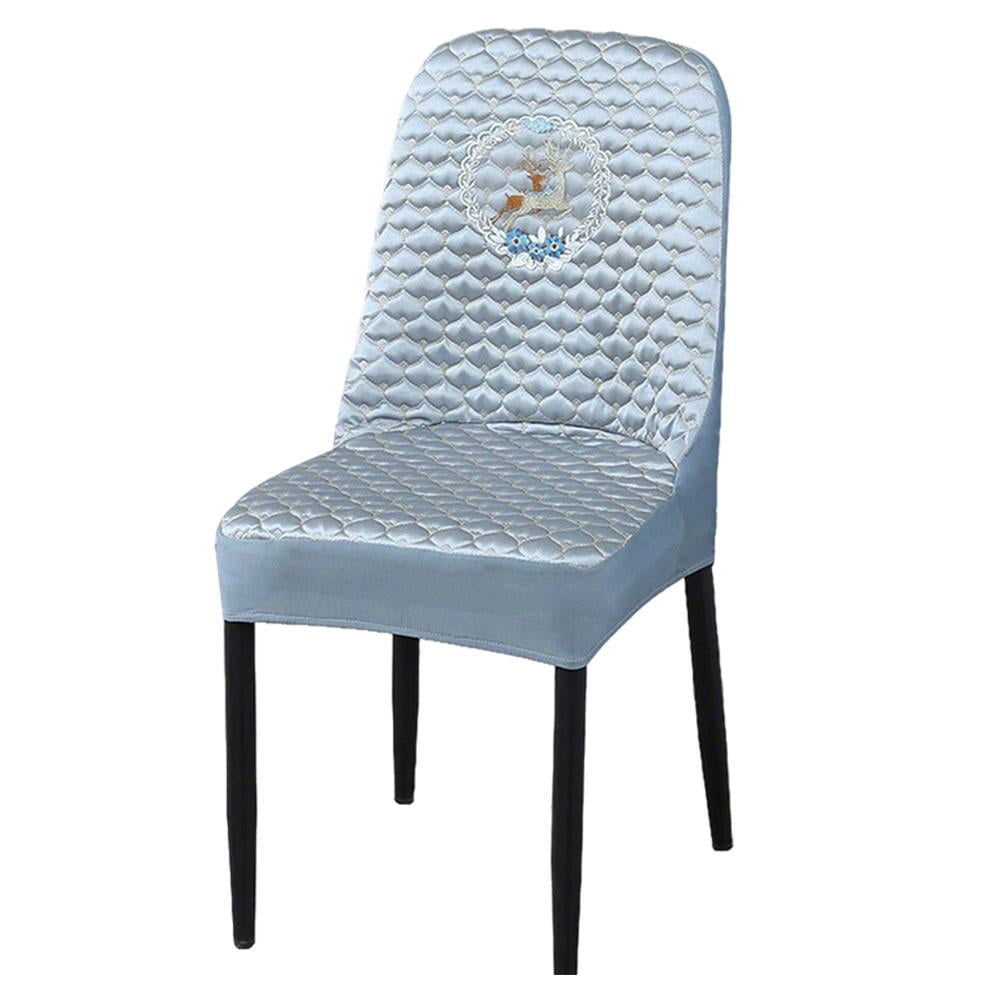 Agiufgs Chair Cover Light Blue Quilted, Protects Chairs From Spills and ...