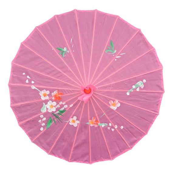 Agiufgs Chinese Oil Paper Umbrella, Decorative Silk Umbrella with ...
