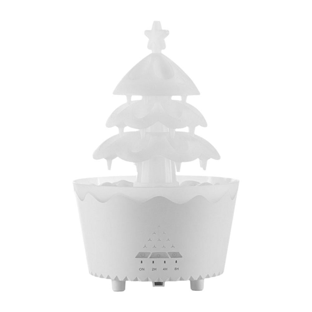Agiufgs Christmas Tree Humidifier Diffuser, 7 Color Gradient Lights ...