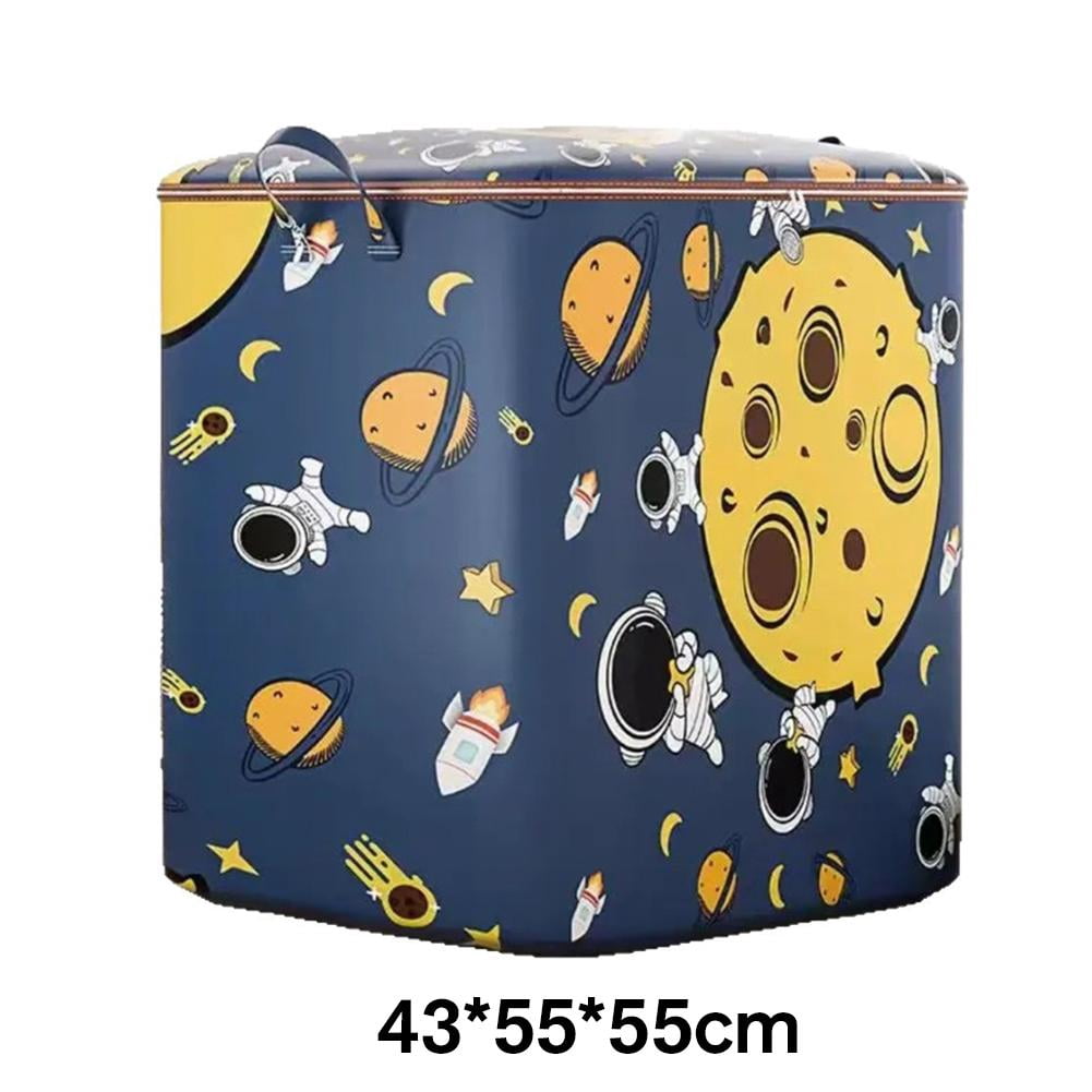 Agiufgs Clothes Storage Basket Non Woven, Large Capacity Foldable with ...