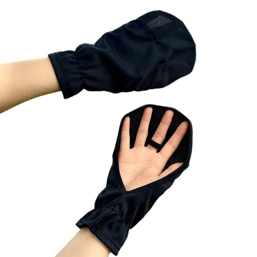 Agiufgs Driving Gloves Cloth Fingerless, Sun Protection Breathable, for ...