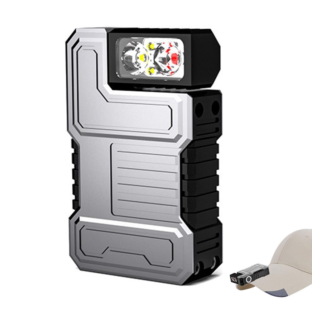 Agiufgs Edc Flashlight 6063 Aluminum, 180° Rotatable Dual Light with ...