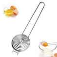 Agiufgs Egg Separator Stainless Steel, Effortless Egg Yolk Separation ...