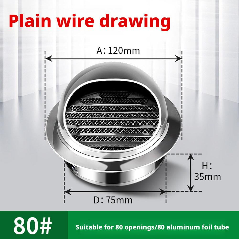 Agiufgs Exhaust Stainless Steel, Rust and Corrosion Resistant with Mesh ...