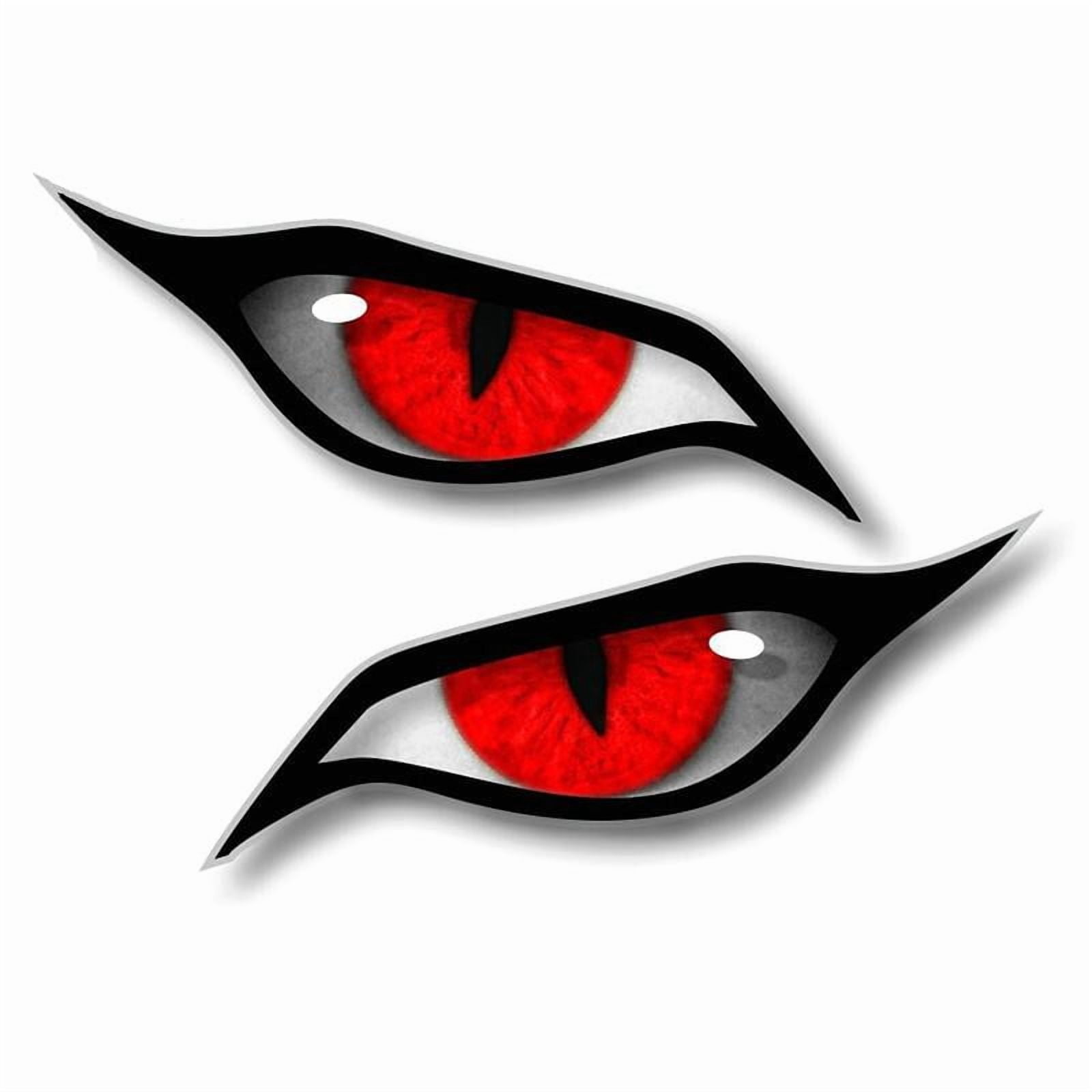 Agiufgs Eye Car Stickers Weather-Resistant, Lifelike Eye Design with ...