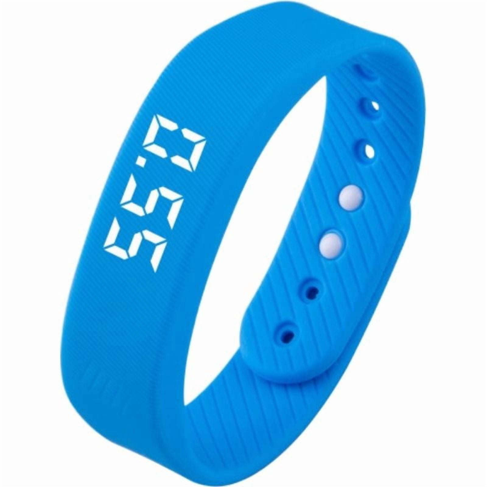 Agiufgs Fitness Silicone Activity, Tracks Steps Calories Distance with ...