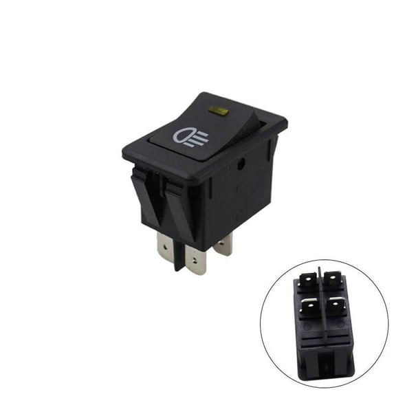 Agiufgs Fog Lamp 12V 35A Push, with LED Universal Design, for Car ...
