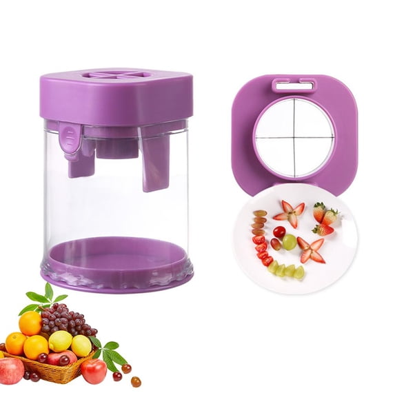 Agiufgs Fruit Slicer 304 Stainless Steel, Effortless Slicing of Small ...