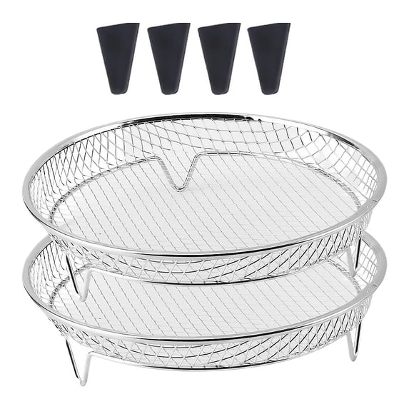 Agiufgs Fryer Racks Stainless Steel 2-Pack Oven, Stackable Design with ...
