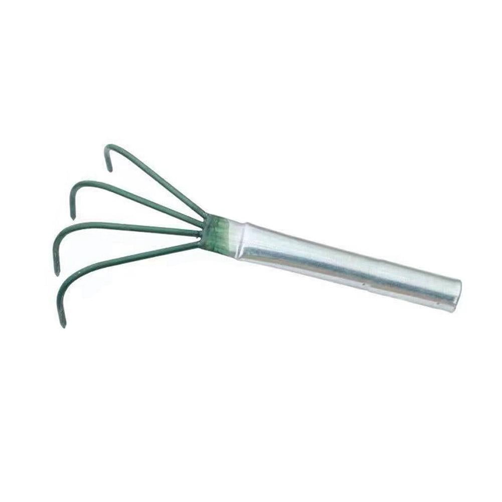 Agiufgs Garden Hand Rake High-Carbon, Loosens Soil and Removes Weeds ...